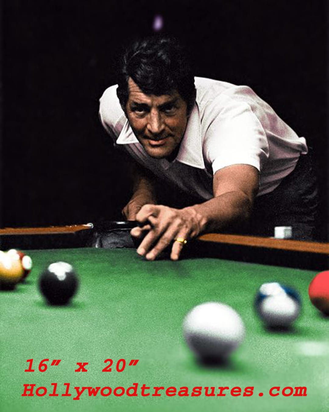 Dean Martin~playing Pool~billiards~playing Pool~poster~color~ Print ...