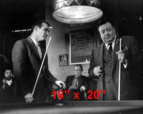 Paul Newman~jackie Gleason~the Hustler~playing Pool~pool~billiards ...