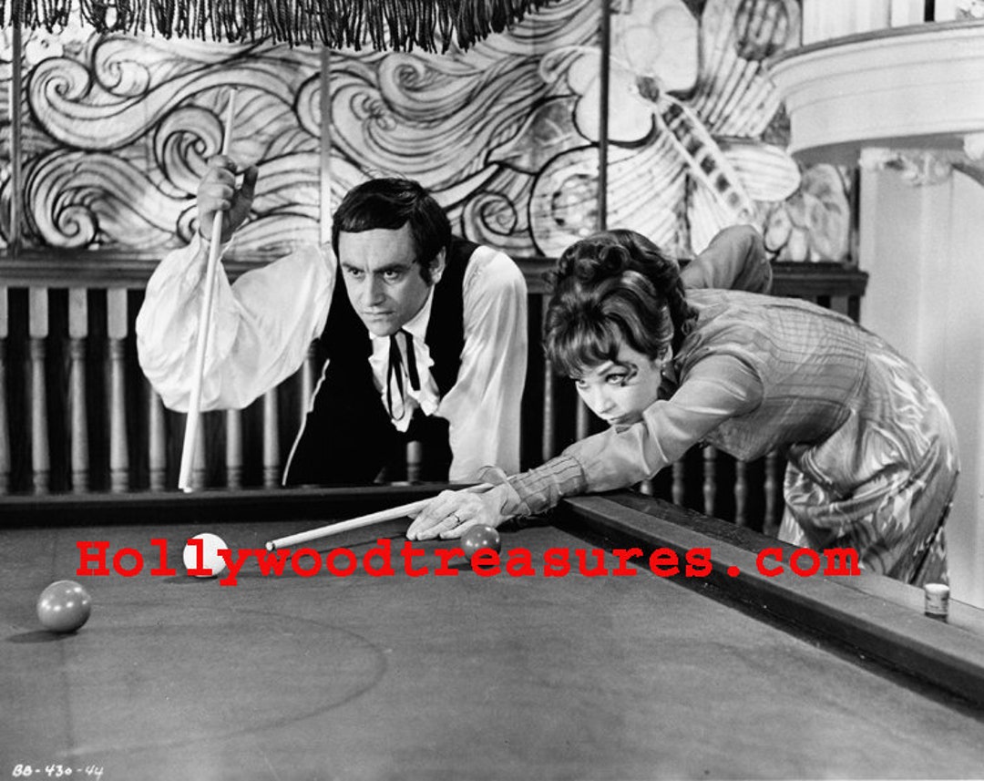 Shirley Maclaine Playing Pool, Vintage Photo Print (16x20) - Etsy