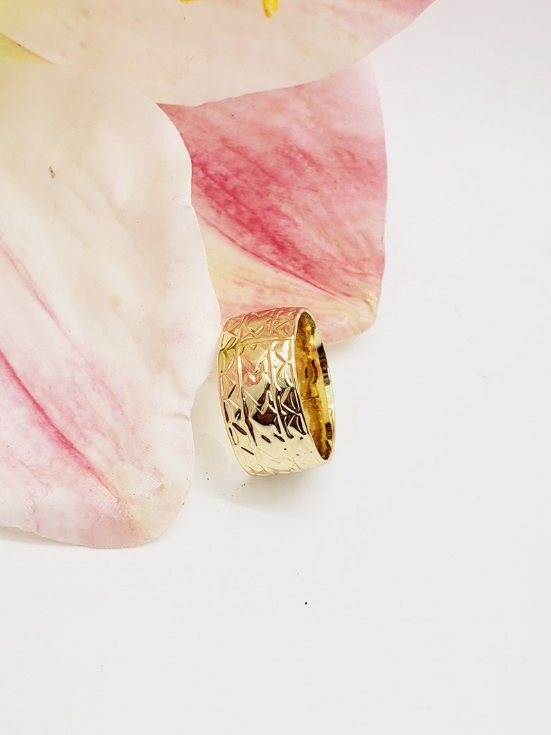 Hawaiian Tribal Band Ring - Gold Ring - Hawaiian Ring - Gifts for Her ...