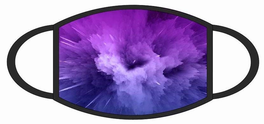 Ombre Smoke Face Mask - Reusable Face Mask - Washable Face Mask - Dust ...