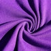 Rib Knit 100% Cotton Fabric Violet Dark Purple Solid | 52 Inch Width ...