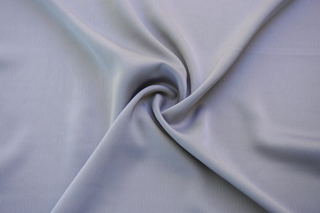 Crepe Rücken Satin Silber Stoff | 60 Zoll Breite | PolyStoff ...