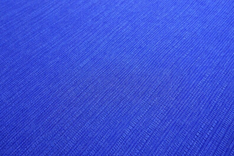 Rib Knit Fabric Blue Periwinkle Solid | 60 Inch Width | Poly Rayon ...