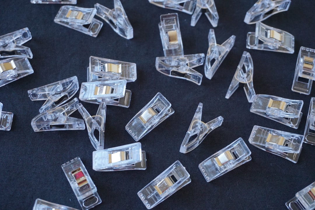 Clear Sewing Clips Set / Mini / 15 Ct 25 Ct 50 Ct 100 Ct / With ...