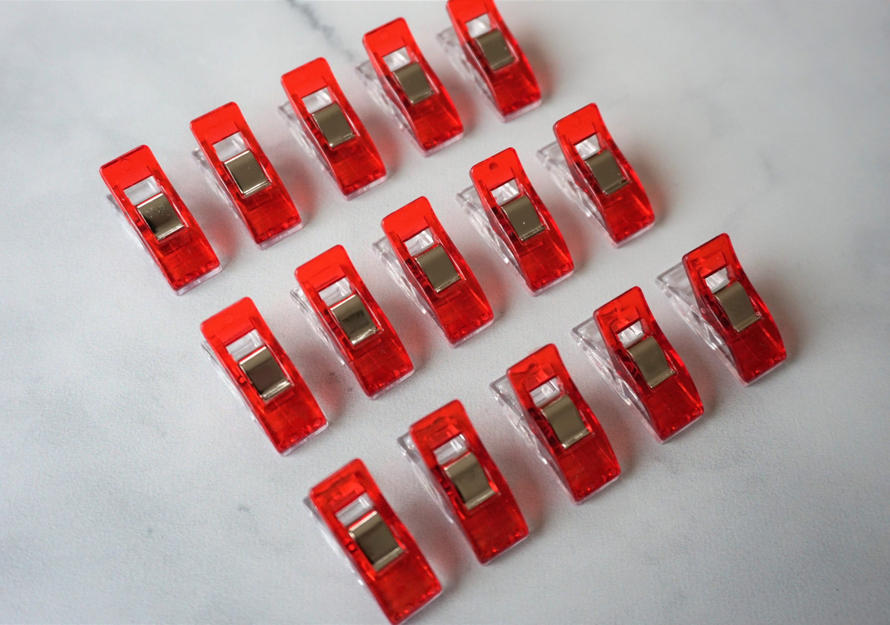 Red Sewing Clips Set / Mini / 15 Ct 25 Ct 50 Ct 100 Ct / With - Etsy