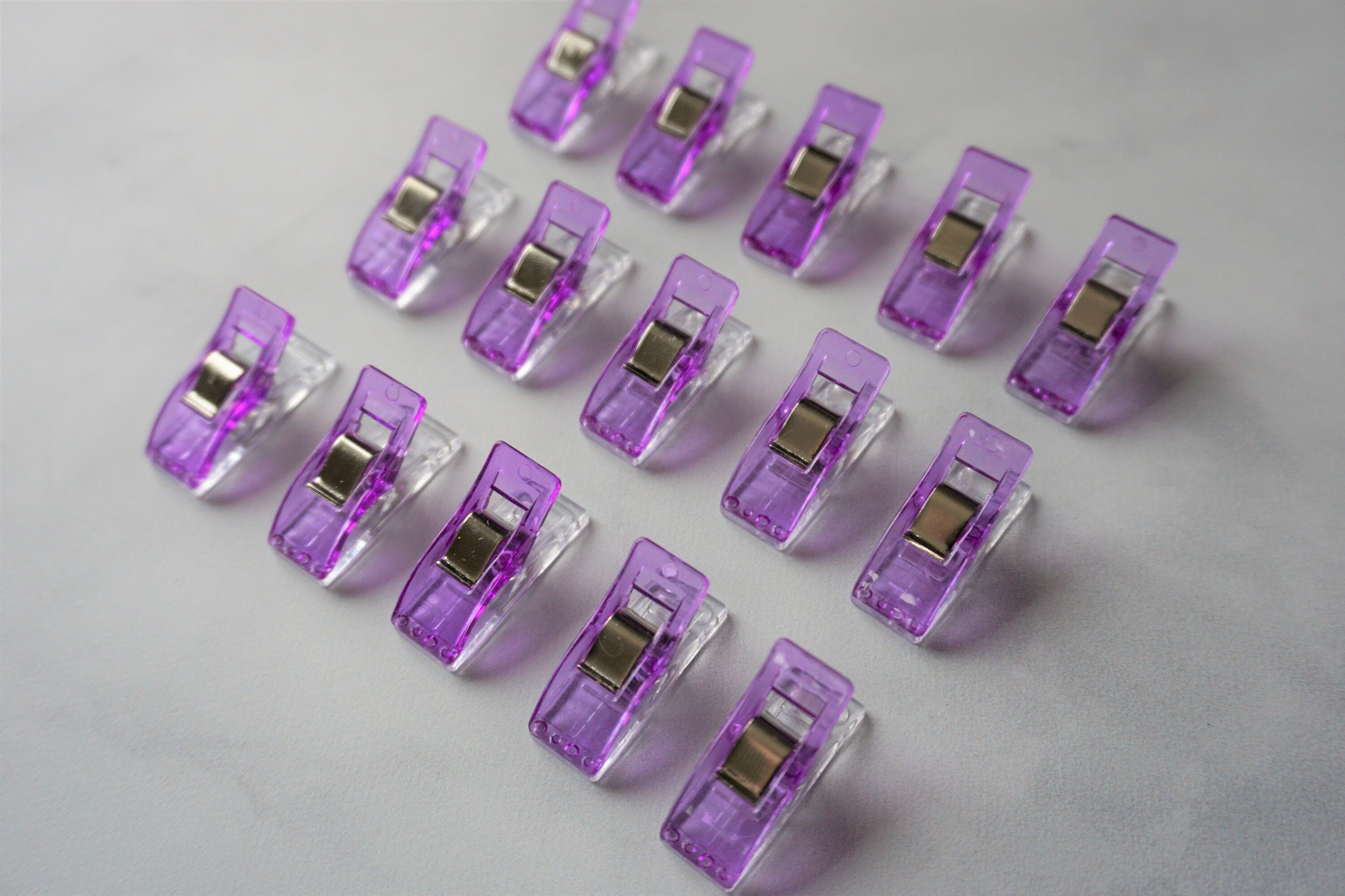 Purple Sewing Clips Set / Mini / 15 ct 25 ct 50 ct 100 ct / | Etsy