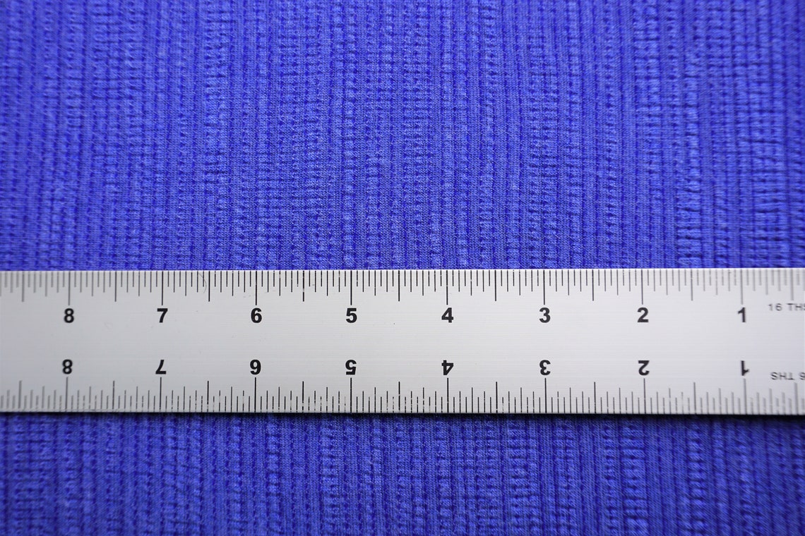 Rib Knit Fabric Blue Periwinkle Solid | 60 Inch Width | Poly Rayon ...