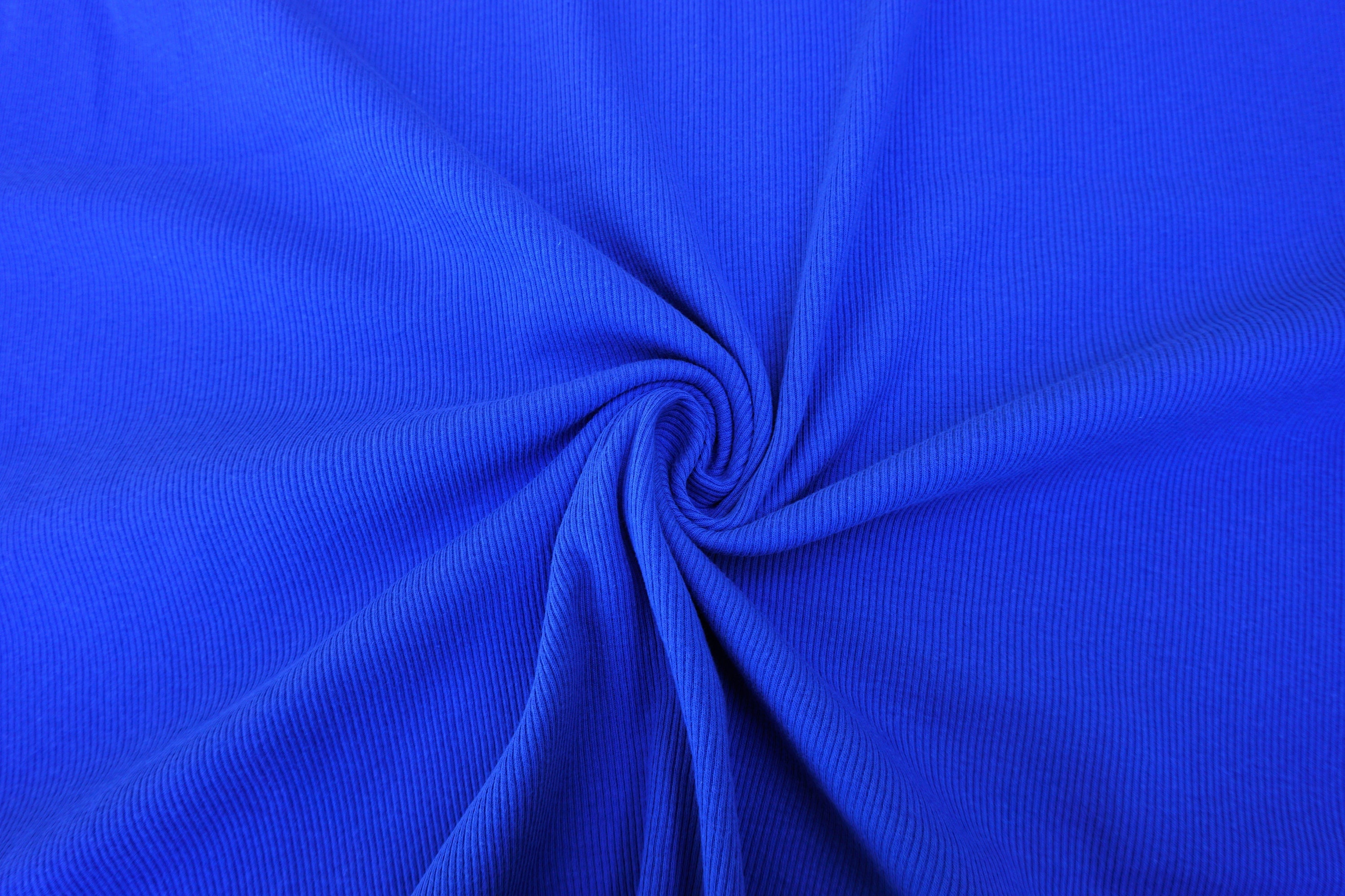 Rib Knit 100% Cotton Fabric Royal Blue Solid 60 Inch Width | Etsy