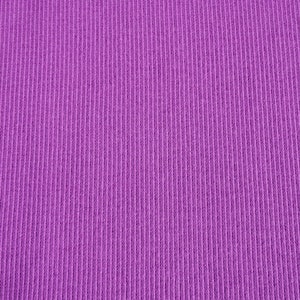 Rib Knit 100% Cotton Fabric Lilac Purple Solid | 50 Inch Width Baby Rib ...