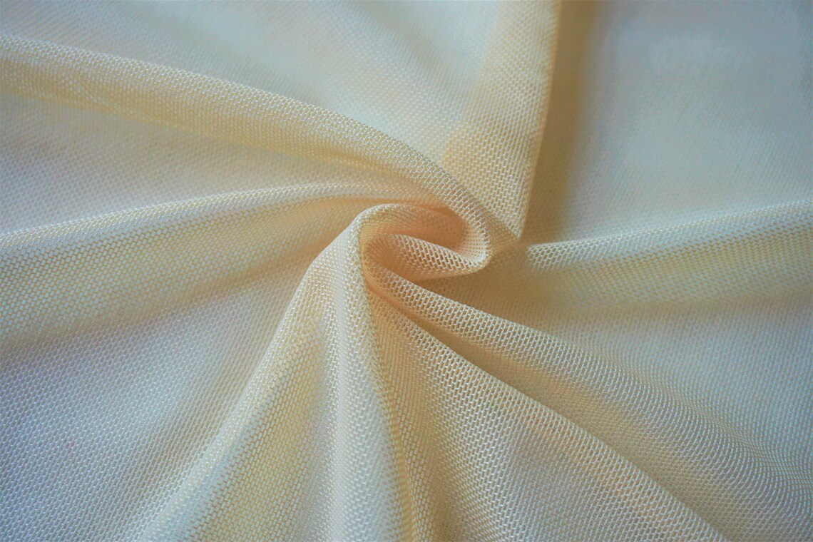 Power Mesh Fabric Beige Solid 60 Inch Width 4 Way Stretch - Etsy