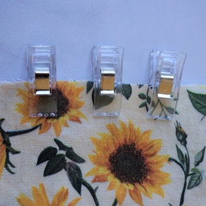 Clear Sewing Clips Set / Mini / 15 Ct 25 Ct 50 Ct 100 Ct / With ...