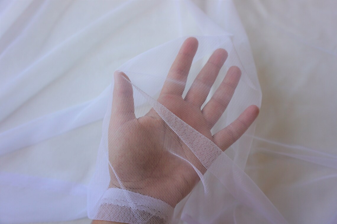 Power Net Mesh Fabric Solid White 60 Inch Width 2 Way - Etsy