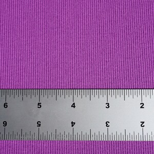 Rib Knit 100% Cotton Fabric Lilac Purple Solid | 50 Inch Width Baby Rib ...