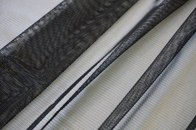 Power Net Mesh Fabric Black | 60 Inch Width | 2- Way Stretch Nylon ...