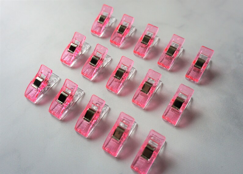 Pink Sewing Clips Set / Mini / 15 Ct 25 Ct 50 Ct 100 Ct / With | Etsy