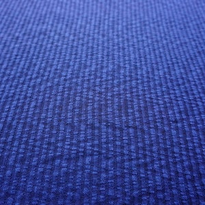 Rib Knit Fabric Royal Blue Solid | 63 Inch Width | Poly Spandex Blend ...