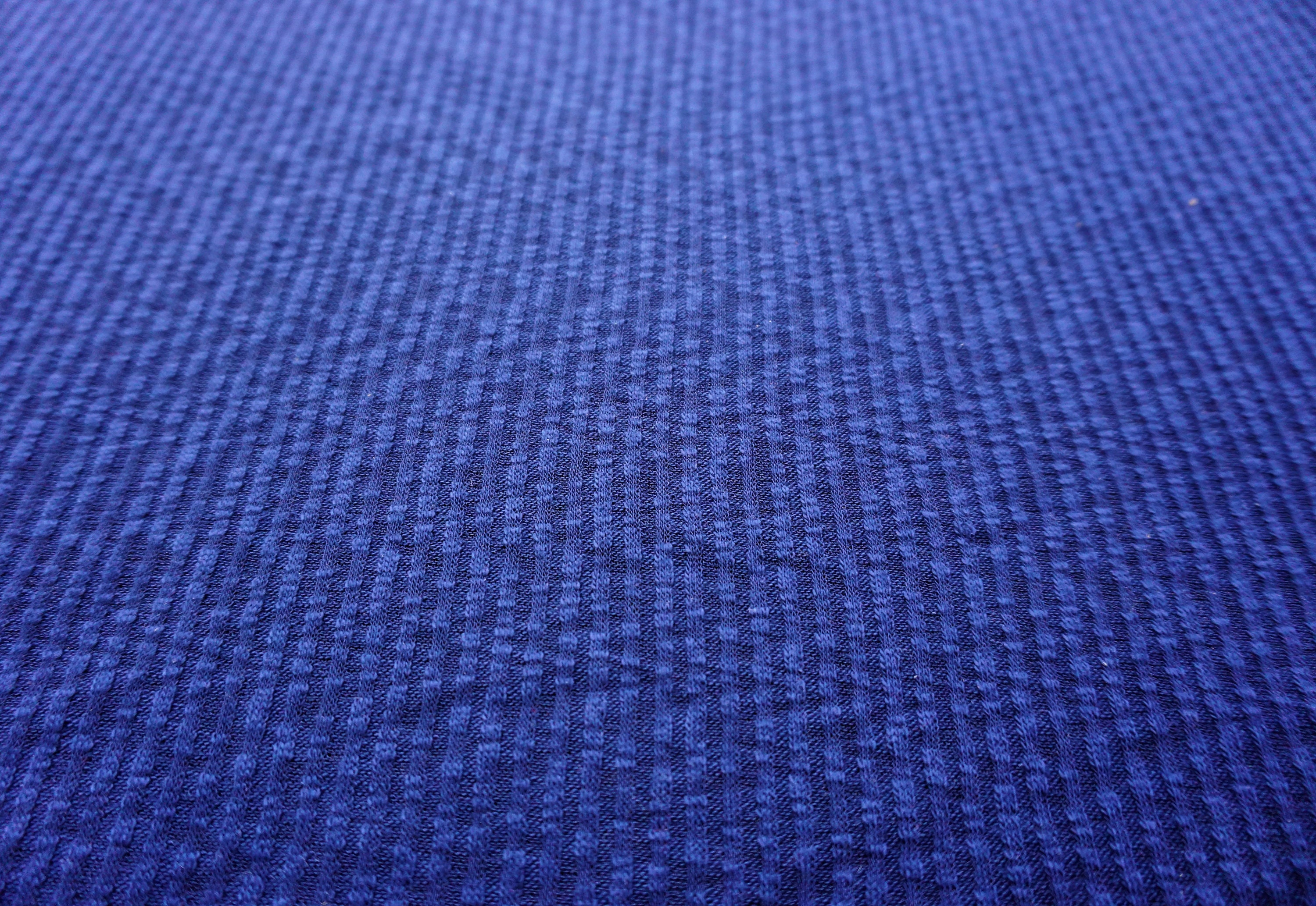 Rib Knit Fabric Royal Blue Solid 63 inch width Poly | Etsy