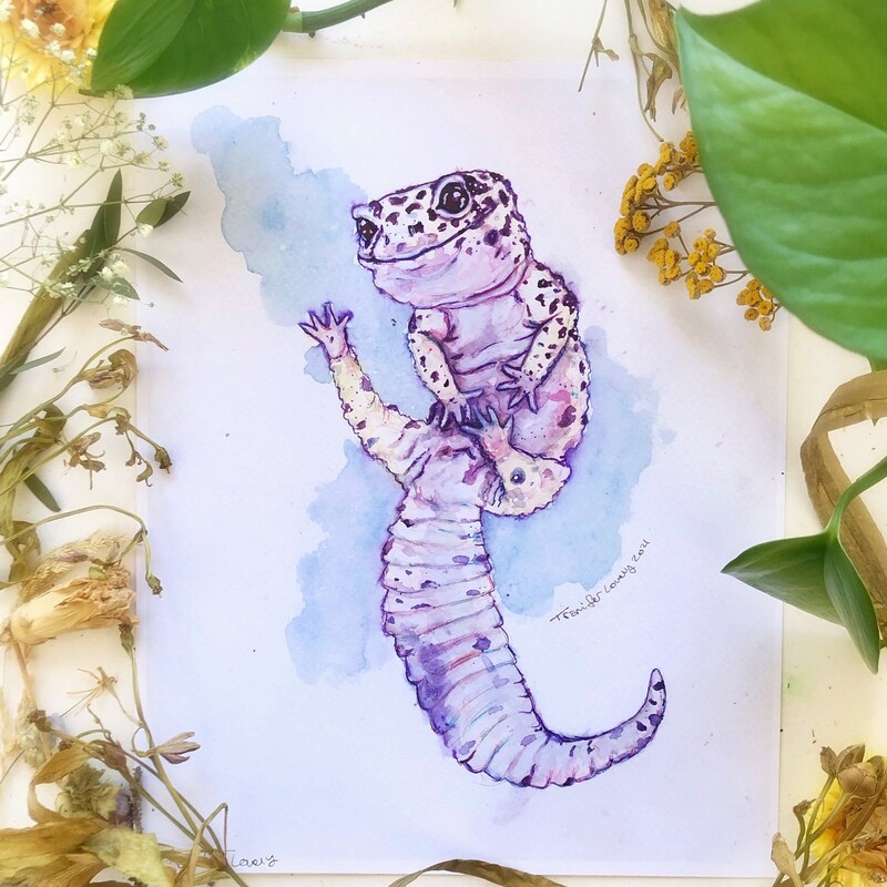 Gecko Art - Etsy