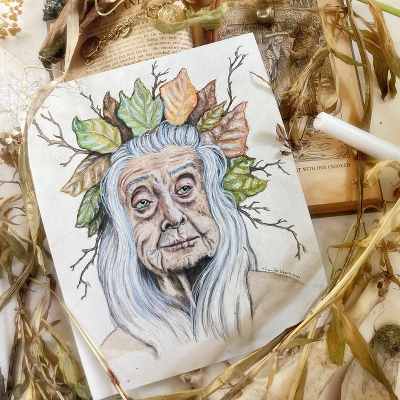 Crone Art - Etsy