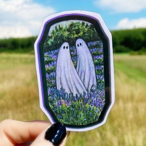 Ghost Stickers Spooky Stickers Ghost Sticker Halloween - Etsy
