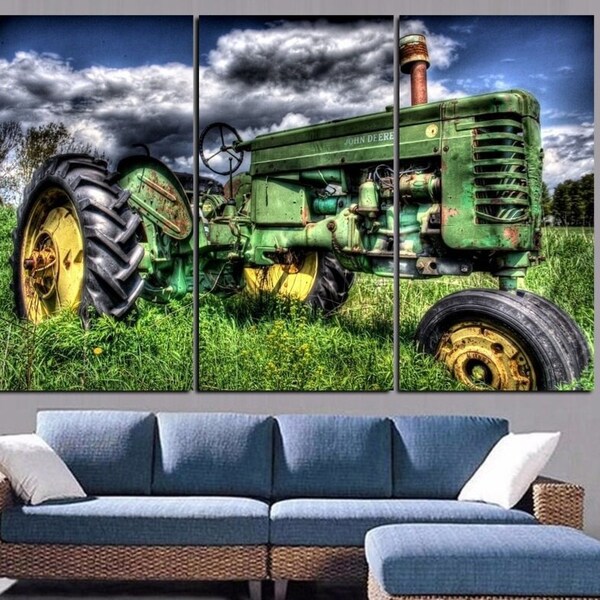 Canvas Wall Art John Deere - Etsy