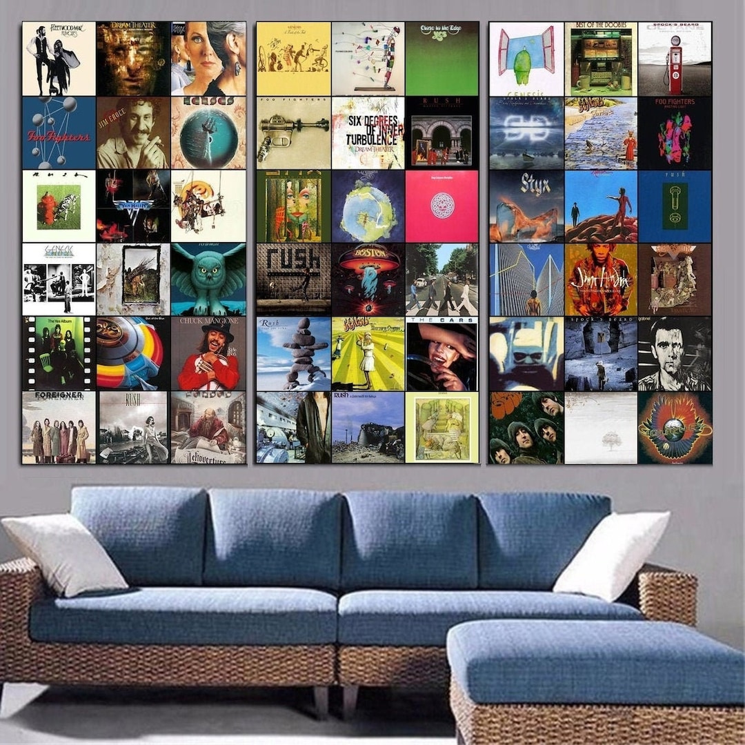 Classic Rock Posters and Prints Framed / Rock and Roll Canvas ...