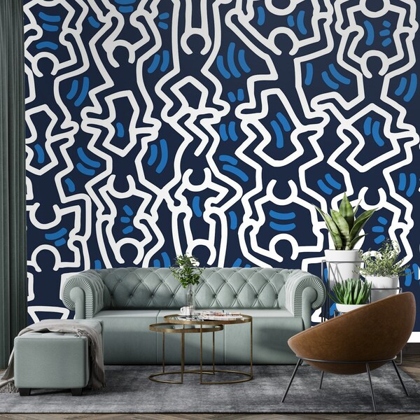 Keith Haring Wall Decal - Etsy