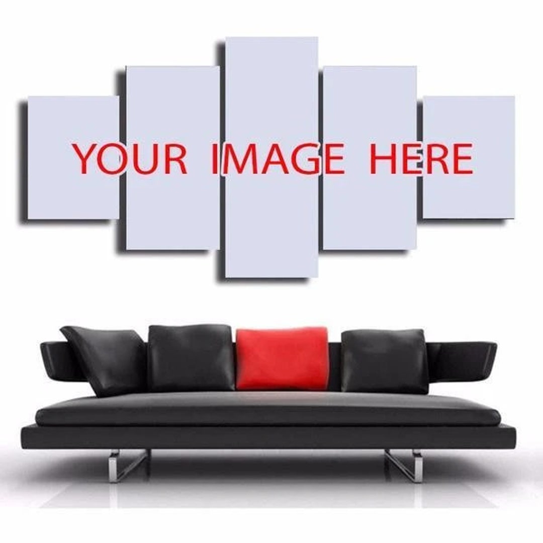 Customized Gift Idea / Custom Canvas Prints 5 Piece / Custom Canvas Art ...