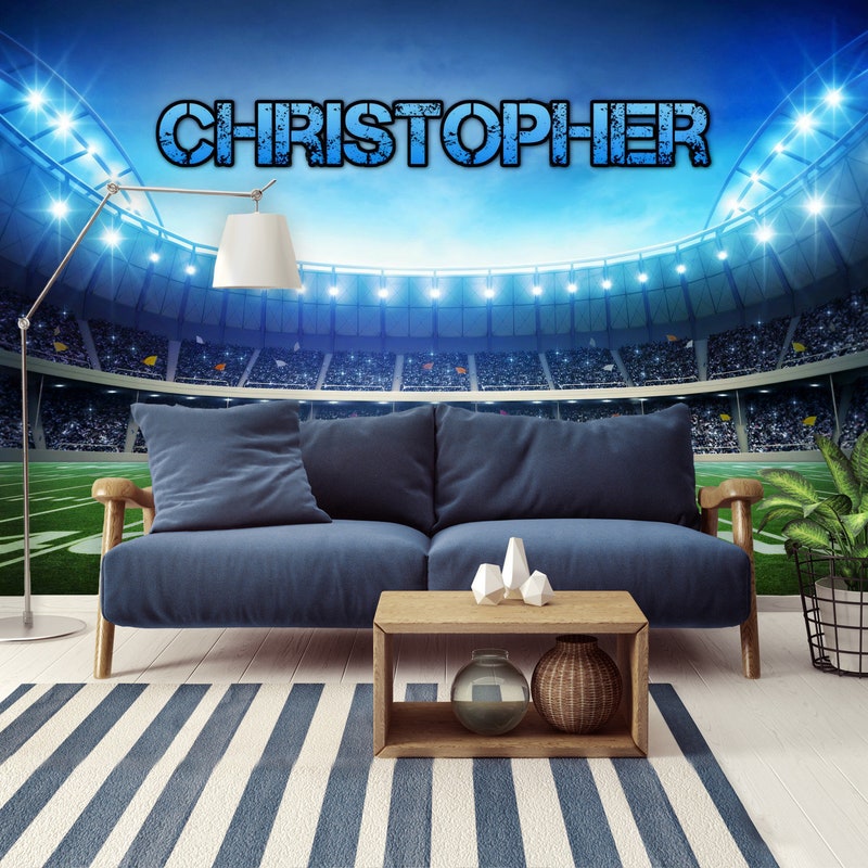 Football Mural - Etsy