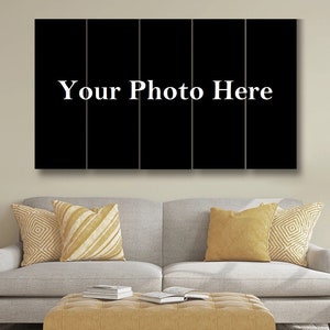 5 Piece Canvas Wall Art, Custom Canvas Art Framed, USA Made Photos to ...