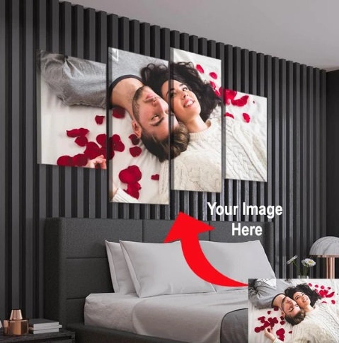 4 Panel Wall Art Prints Framed / USA Made Custom Canvas Magic / Home ...