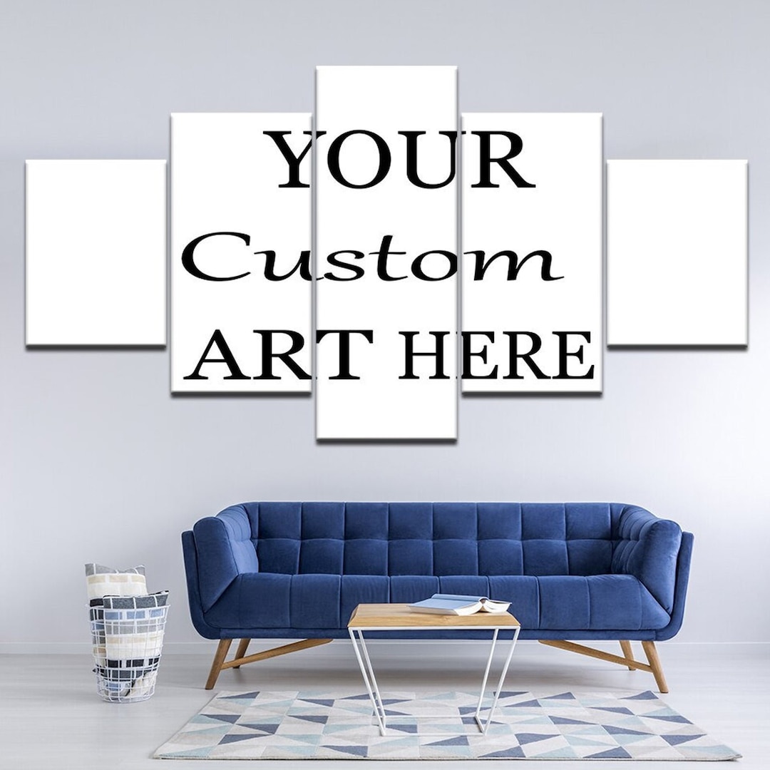 5 Piece Canvas Wall Art, Custom Canvas Art Framed, USA Made Photos to ...