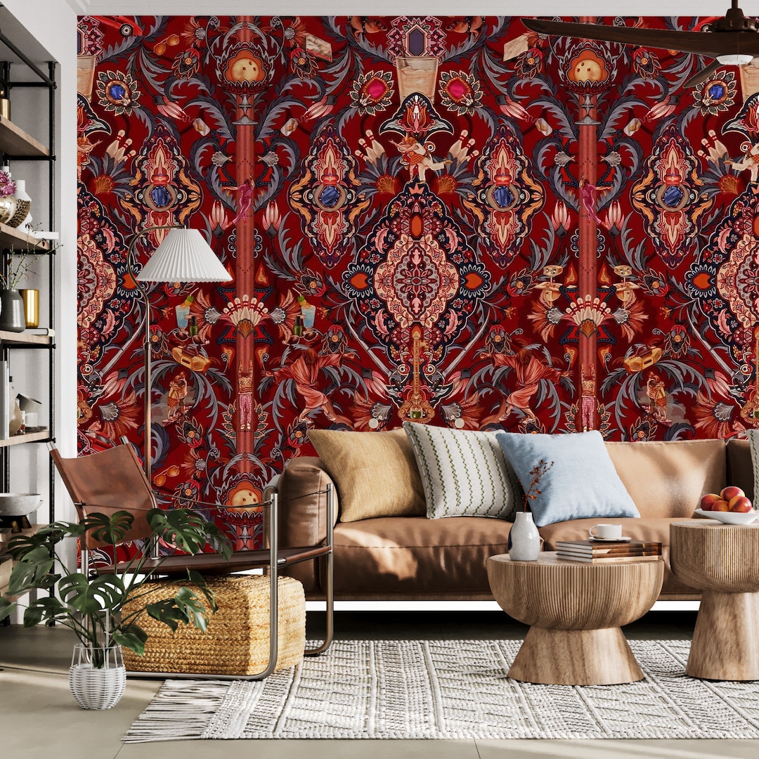 The Big Lebowski Wall Mural Art, Wallpaper Peel and Stick, Removable ...