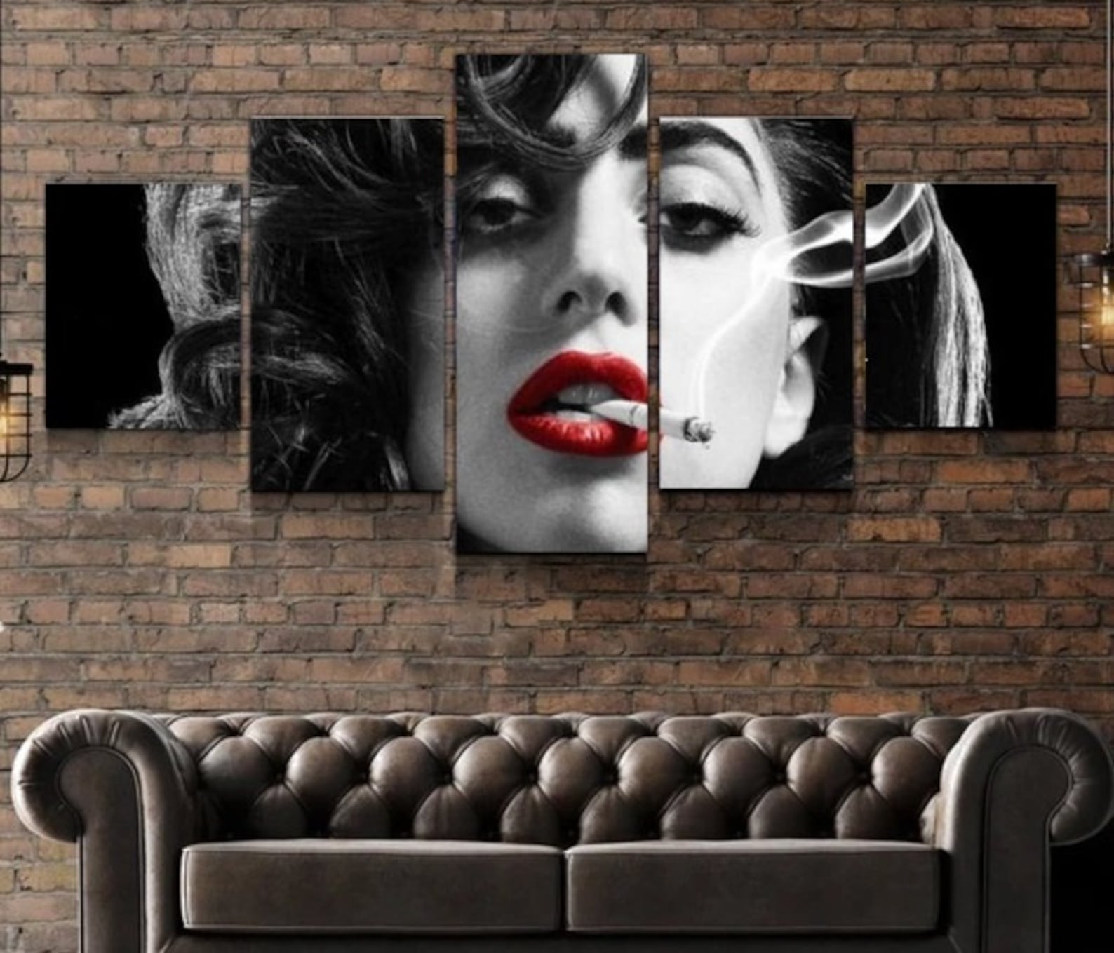 Sin City Wall Art Framed / Girls Of Sin City Canvas / A Dame | Etsy