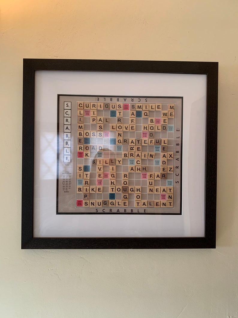 Custom Scrabble Art - Etsy