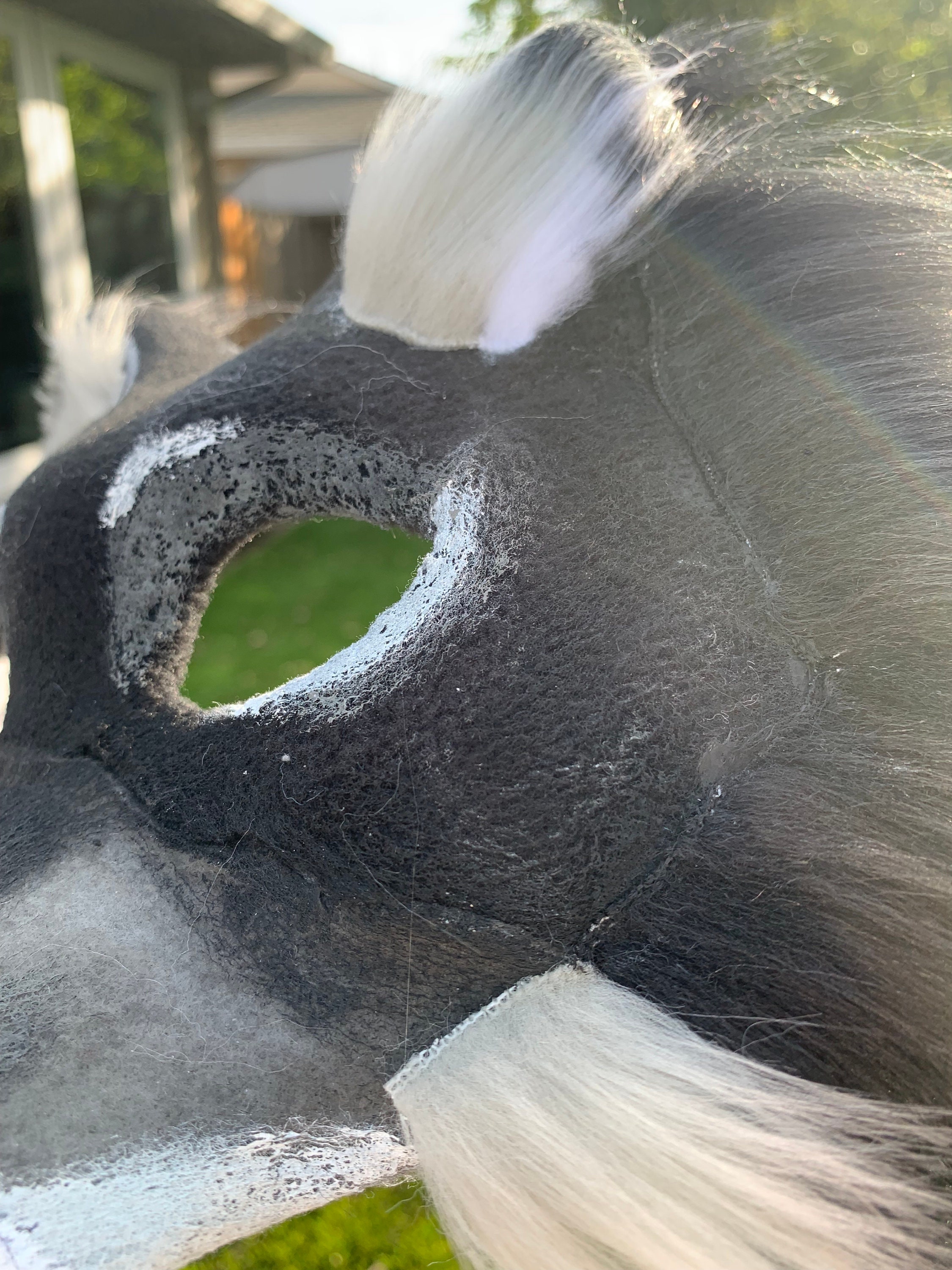 Gray Black Wolf Mask - Etsy