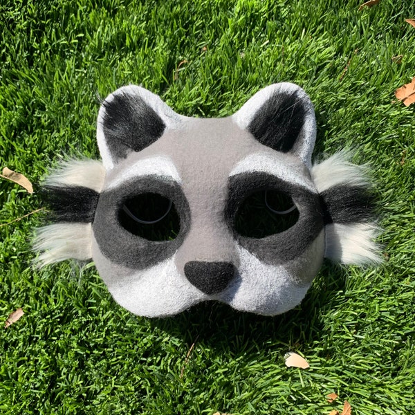 Raccoon Mask - Etsy