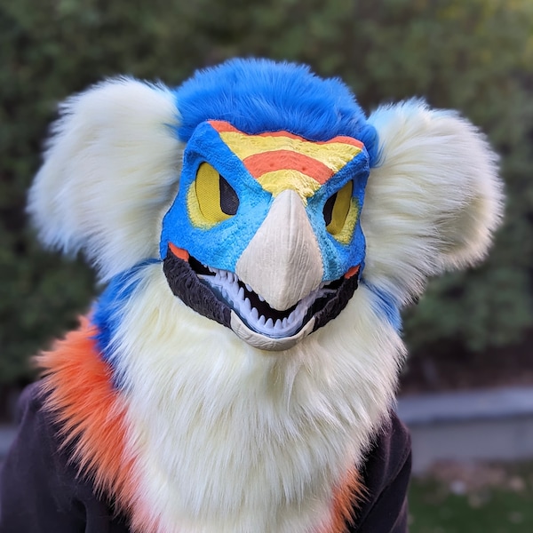 Fursuit Mask Furry Head Dino - Etsy
