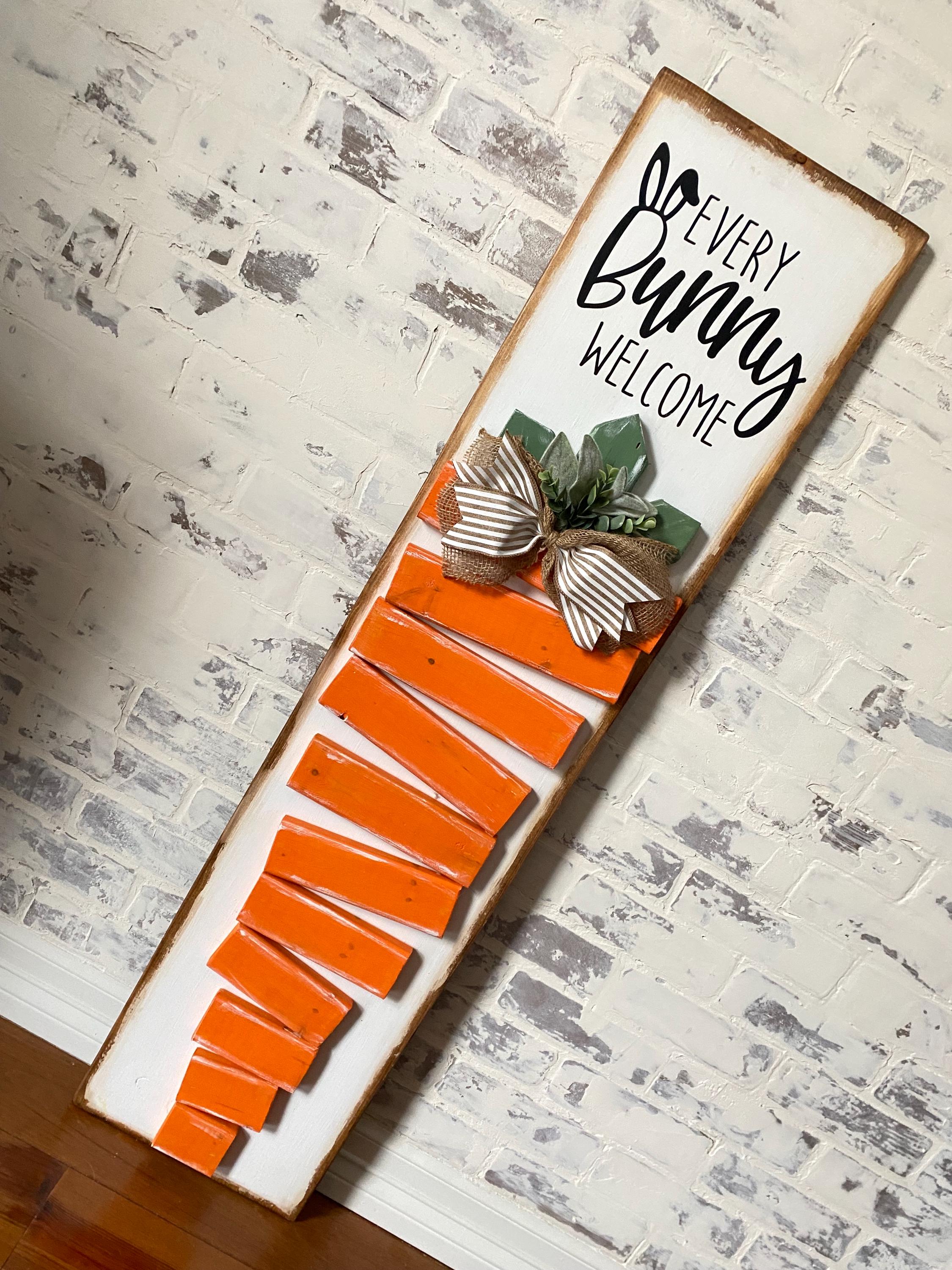 Every Bunny Welcome Porch Sign,easter Decor, Porch Leaner, Easter Front ...