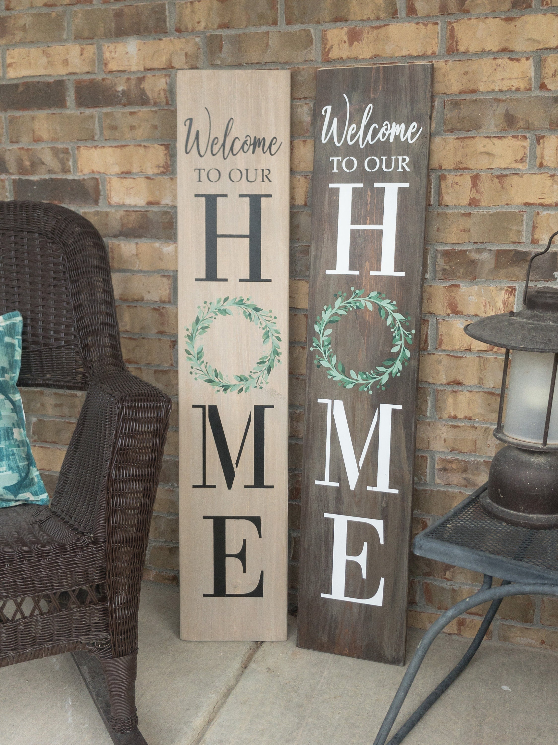Welcome to Our Home Sign Wood Farmhouse Sign Welcome Sign | Etsy