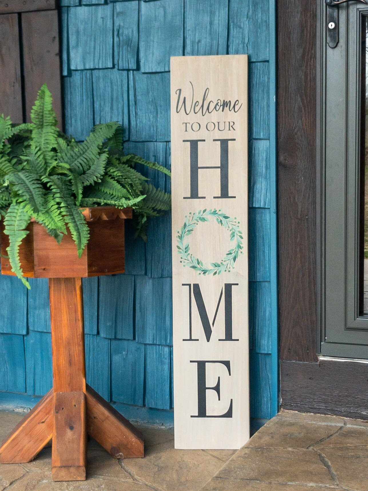 Welcome to Our Home Sign Wood Farmhouse Sign Welcome Sign | Etsy