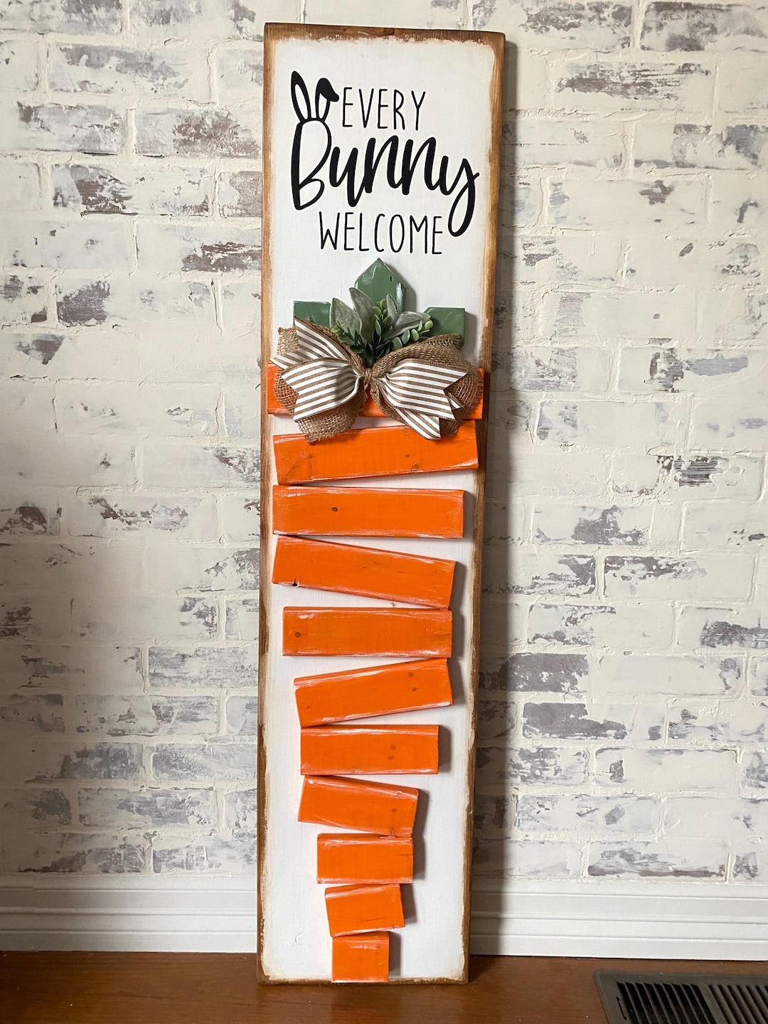 Every Bunny Welcome Porch Sign,easter Decor, Porch Leaner, Easter Front ...