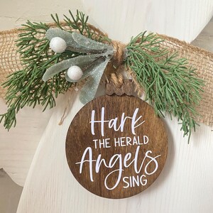 Wood Angel Porch Leaner: Christmas Decor With Rustic Farmhouse Charm - Etsy