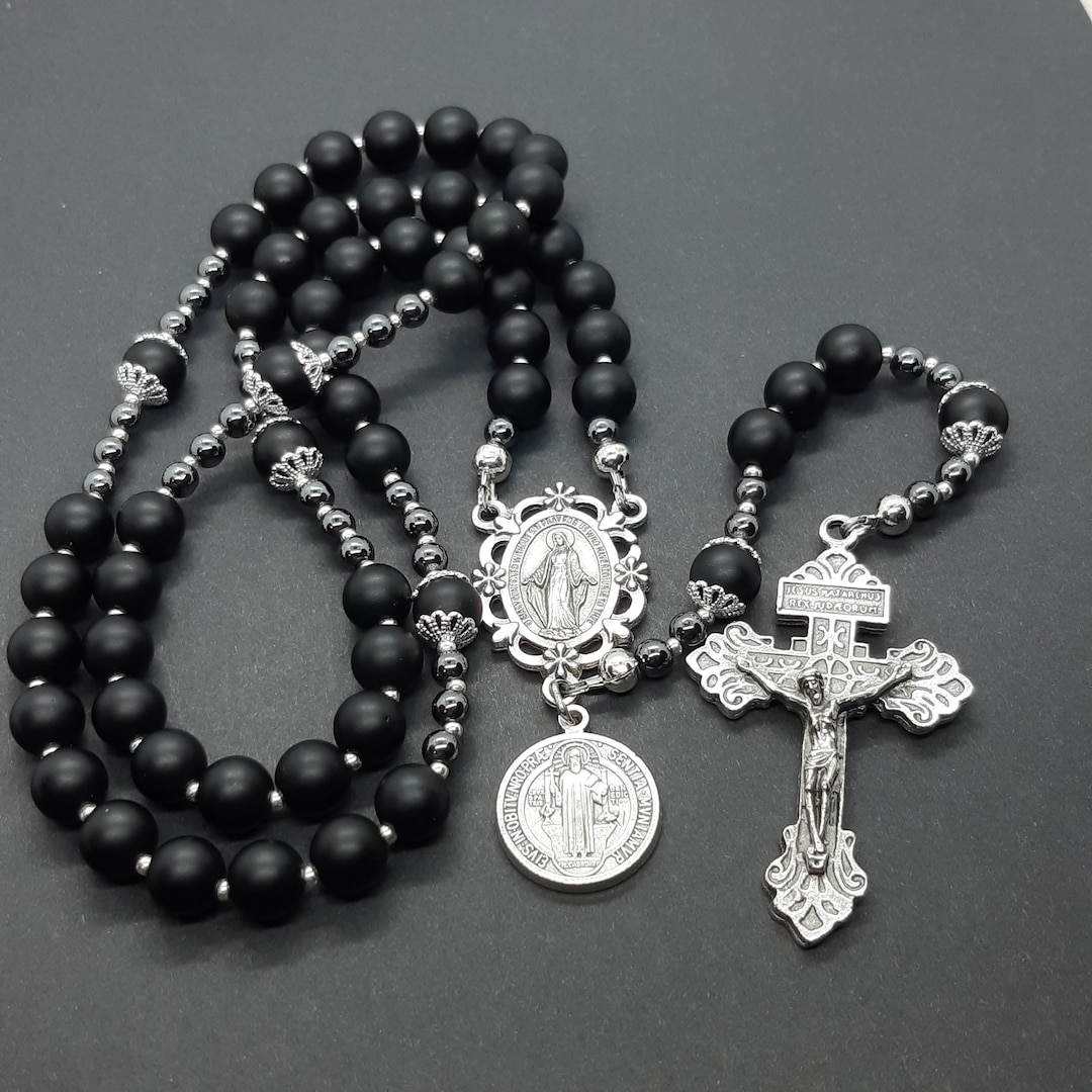 Pardon Cross | Handmade Rosary | Miraculous Medal | St Benedict Medal ...