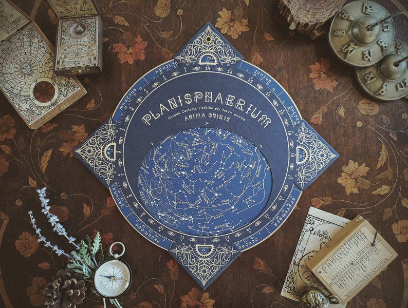 Star Finder Star Map N. Hemisphere - Etsy