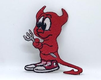 Red Devil Patch - Etsy