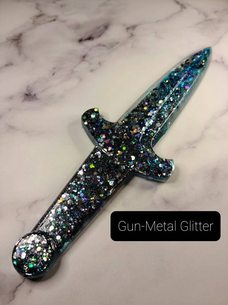 Resin Ritual Athame Dagger Wand | Etsy