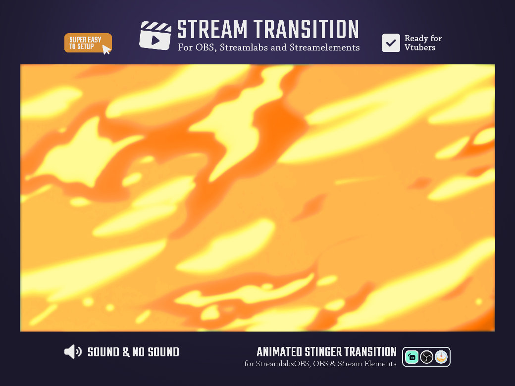 Fire and Flame Pastel Orange Cartoon Transition / Vibrant Stream ...