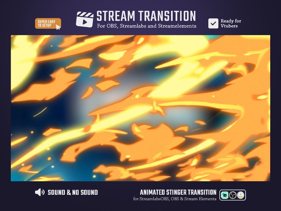 Fire and Flame Pastel Orange Cartoon Transition / Vibrant Stream ...
